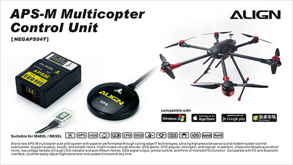 Align APS-M Multicopter Control Unit : HEGAPS04T - Midland Helicopters