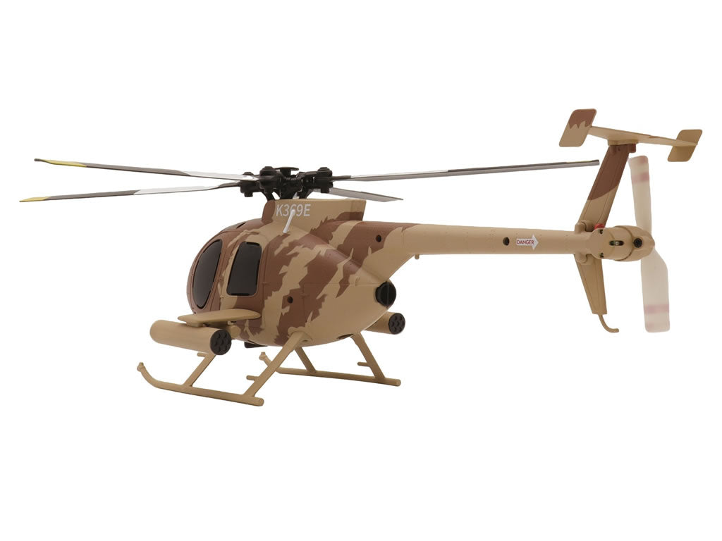 RC-ERA C184 MD500 (Sand) Gyro Stabilised Helicopter w/Optical Flow Sen ...
