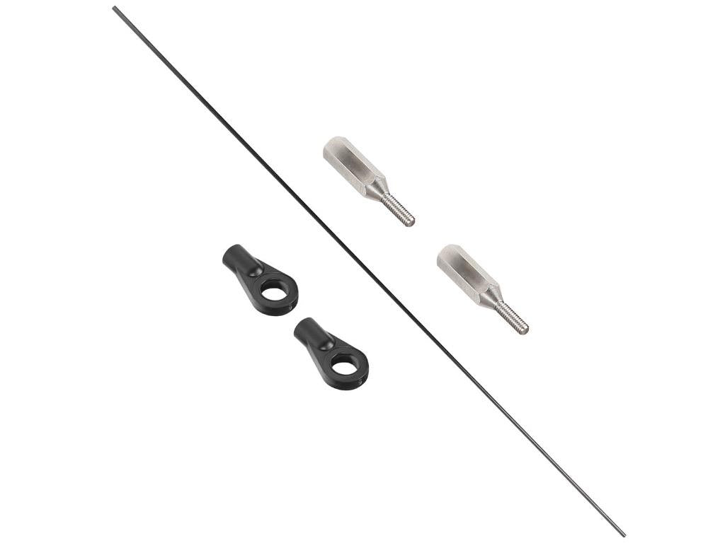 OMP M4 Tail Linkage Rod Set for 88T Main Pulley : OSHM4122 - Midland ...