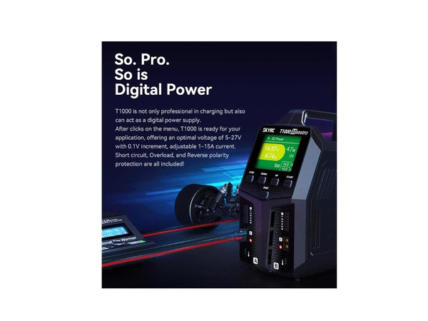 Sky RC T1000 Maestro AC/DC Charger : SK-100182-03 - Midland Helicopters