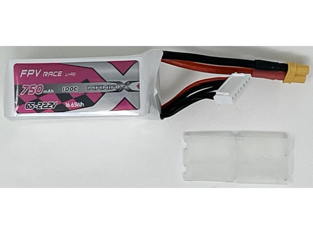 ManiaX 22.2V 750mah 100C Lipo : MX750-6S-100 - Midland Helicopters