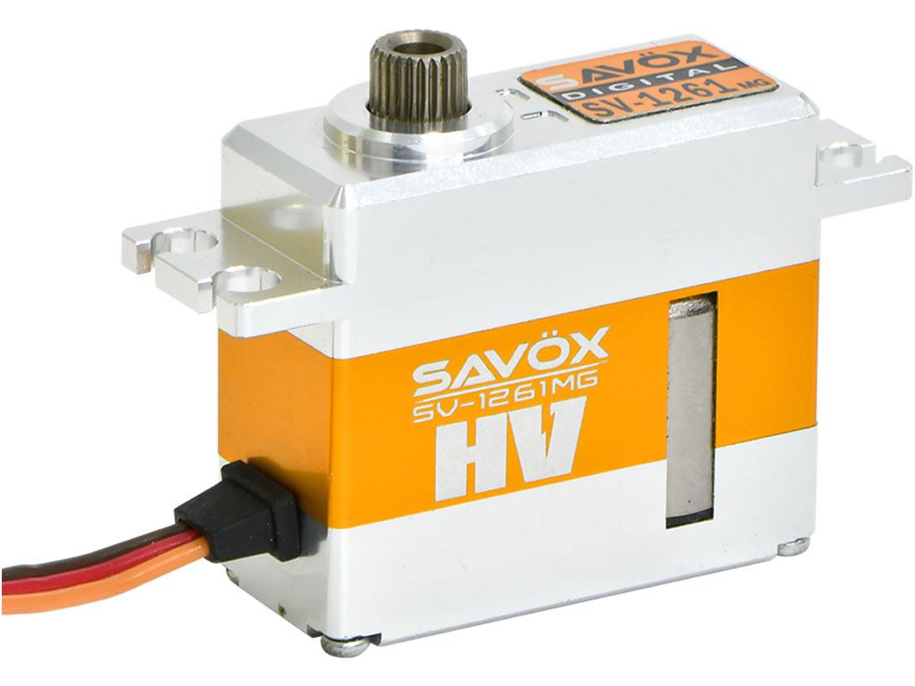 Savox HV Digital Mini Cyclic Servo 25KG/0.08S @ 8.4V (SAV-SV1261MG ...