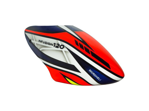 Airbrush Fiberglass Red Transformer Canopy - Blade Infusion 120 : MH-I ...