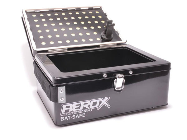 Aerox BAT-SAFE Medium LiPo Charging Safe Box : AX083 - Midland Helicopters