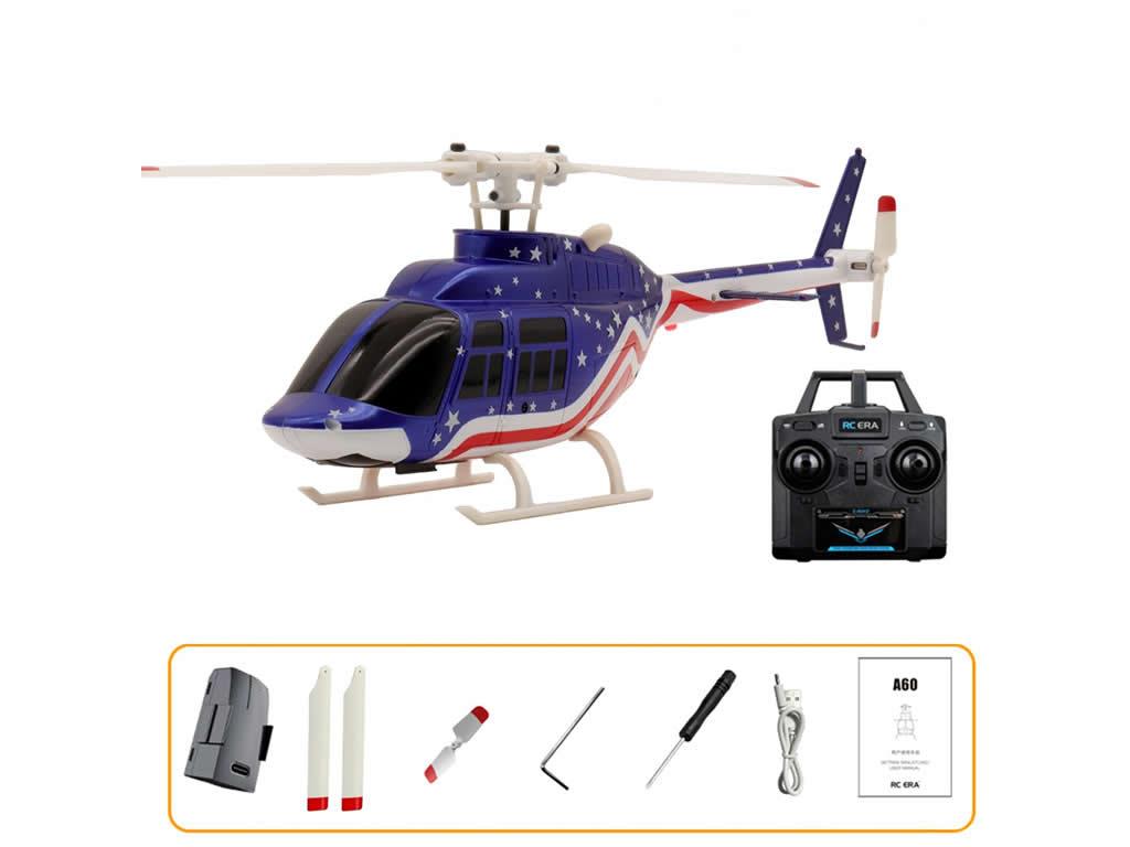RC ERA A60 Mini Bell206 Gyro Stabilised Helicopter : RCE-A60-BR ...