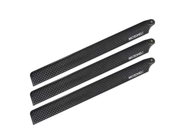 Carbon Fibre Main Blades 205mm (For MH Triple Blades Series Blade 235 ...