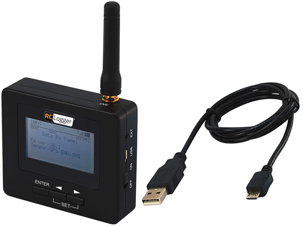 RC Logger 2.4 GHz Data RX LCD Monitor : 20005RC - Midland Helicopters