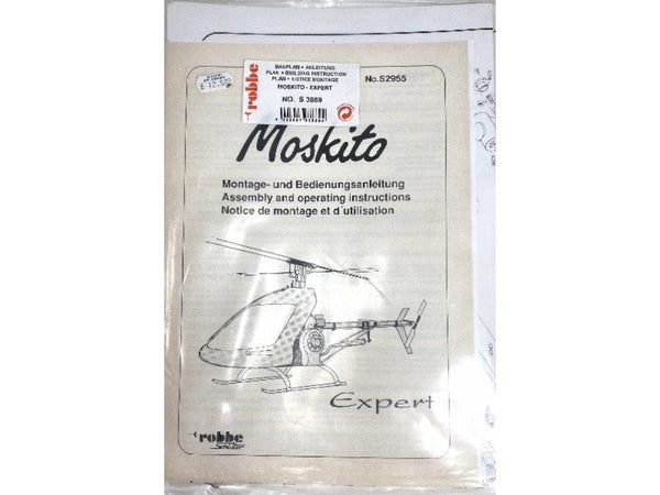 Robbe Plan & Instructions - Moskito Expert : S-3869 - Midland Helicopters