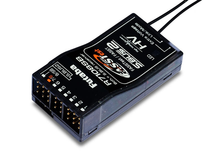 Futaba 8/18ch Rx FASST/FASSTest S-Bus (HV) Receiver (P-R7108SB ...