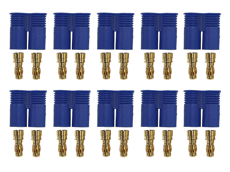 EC3 Connector Male 10 Sets (ESC/Charger Side) (AF-EC3/10M) - Midland ...