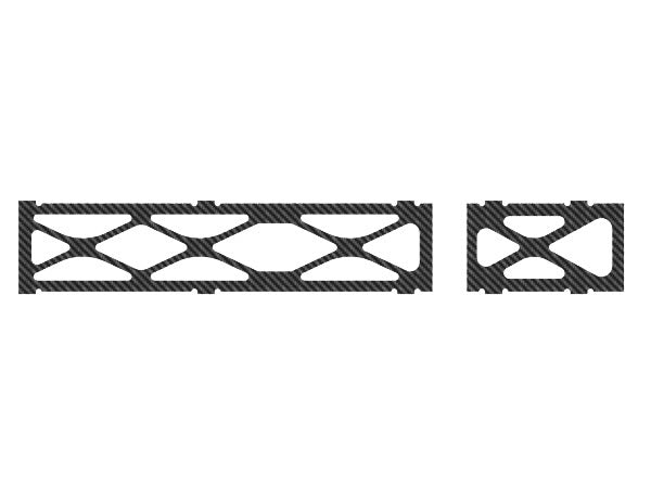 Center Chassis Carbon Frames, LOGO XXtreme (04537) - Midland Helicopters