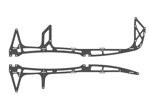 Lower frame stiffener, 1mm, LOGO 700 XXtreme (04773) - Midland Helicopters