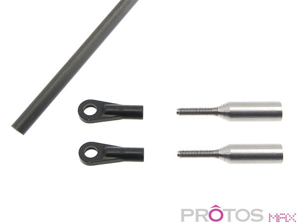Protos MAX 700 Tail Control Rod Set (800) : MSH71088 - Midland Helicopters