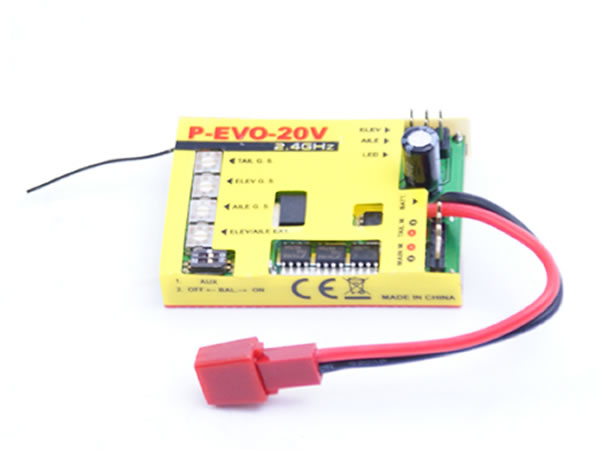 EVOLUTION 180SE 3 AXIS GYRO & RECEIVER : P-EVO-20V - Midland Helicopters