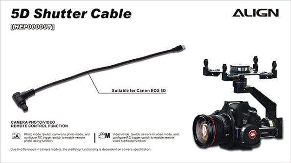 Align 5D Shutter Cable - Canon EOS 5D Camera : HEP00009T - Midland ...