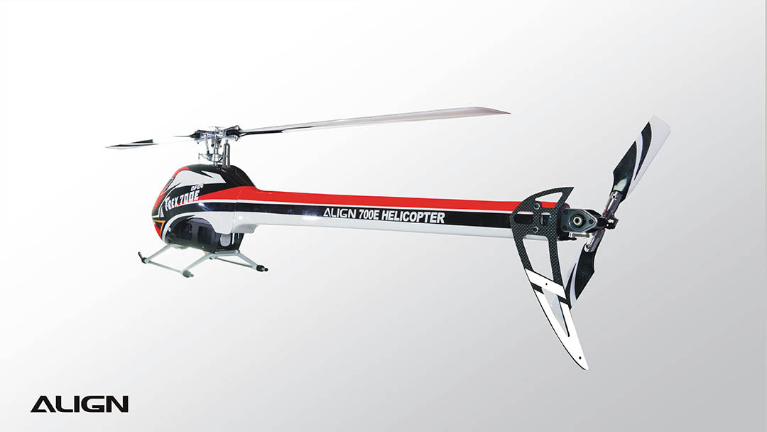 Align T-Rex 700E Speed Fuselage - Red & White : HF7006T - Midland ...