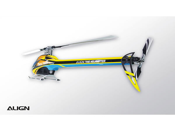 Align T-Rex 700E Speed Fuselage - Yellow & Blue : HF7007T - Midland ...