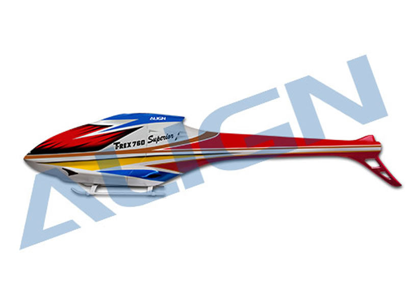 Align T-Rex 760 F3C Fuselage - Red : HF7601T - Midland Helicopters