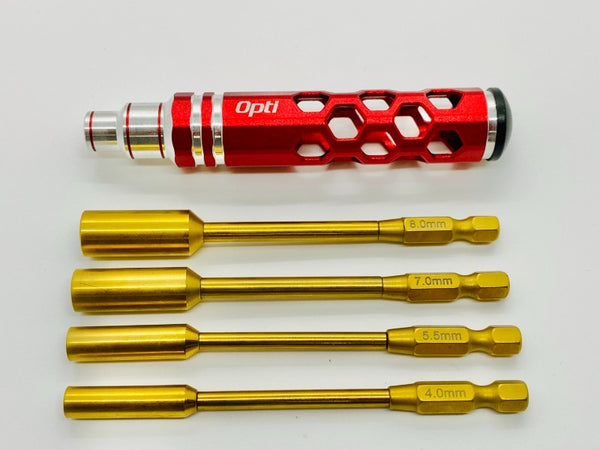 Opti 4 in 1 Nut Driver Set : OPR-4in1N - Midland Helicopters