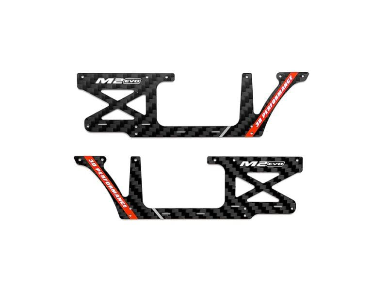 Fuselage Carbon Panel Set (Red) - OMP M2 EVO : OSHM2326R - Midland ...