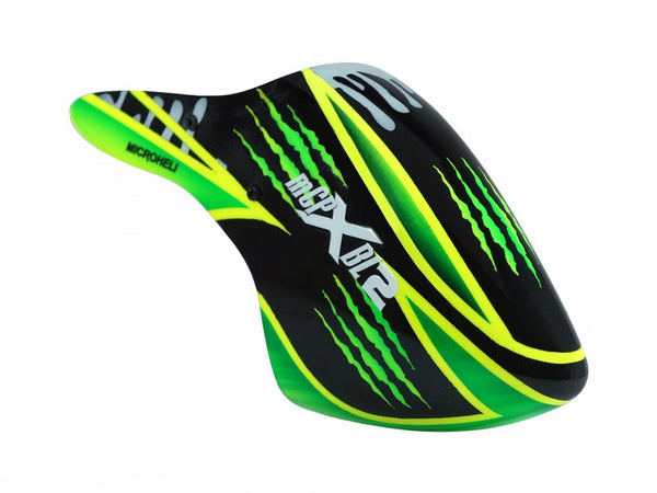 Airbrush Fiberglass Green Scratch Canopy - BLADE MCPX BL2 : MH-MBL2080 ...