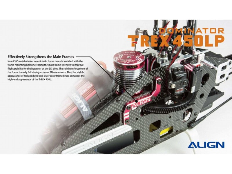 Align T-Rex 450 LP Dominator ARTF : RH45E35XT - Midland Helicopters