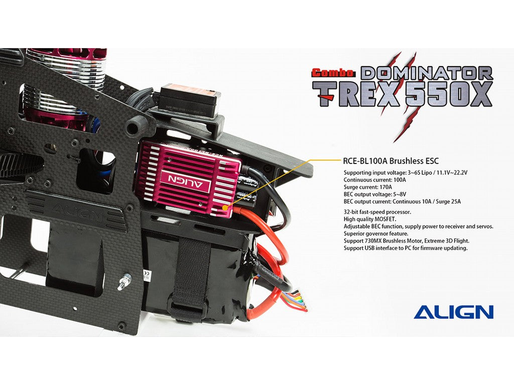 Align T-Rex 550X Combo : RH55E19XT - Midland Helicopters