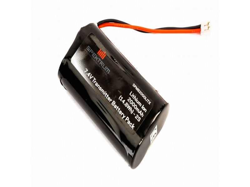 2000 mAh TX Battery: DX9,DX7S,DX8 : SPMB2000LITX - Midland Helicopters